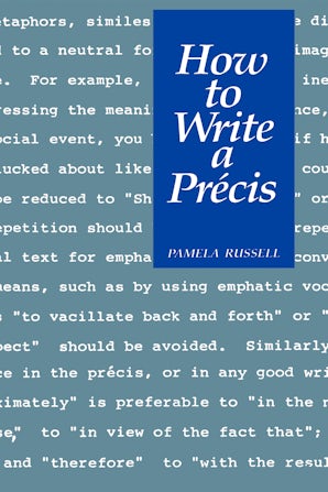 How to Write a Précis - Les Presses de l’Université d’Ottawa